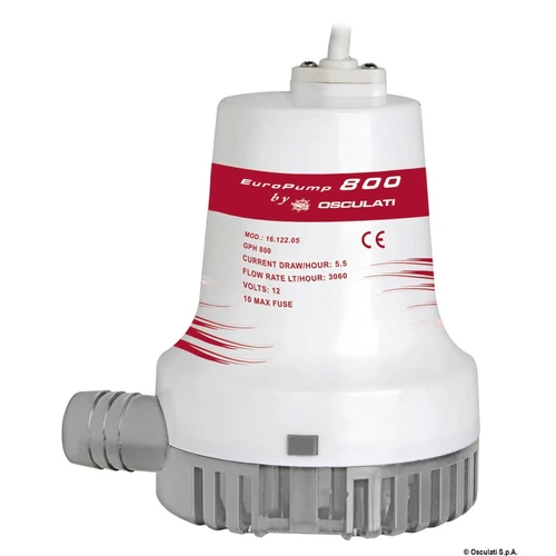 Fenékvíz szivattyú EUROPUMP II 800 12V OSC - Pumpák